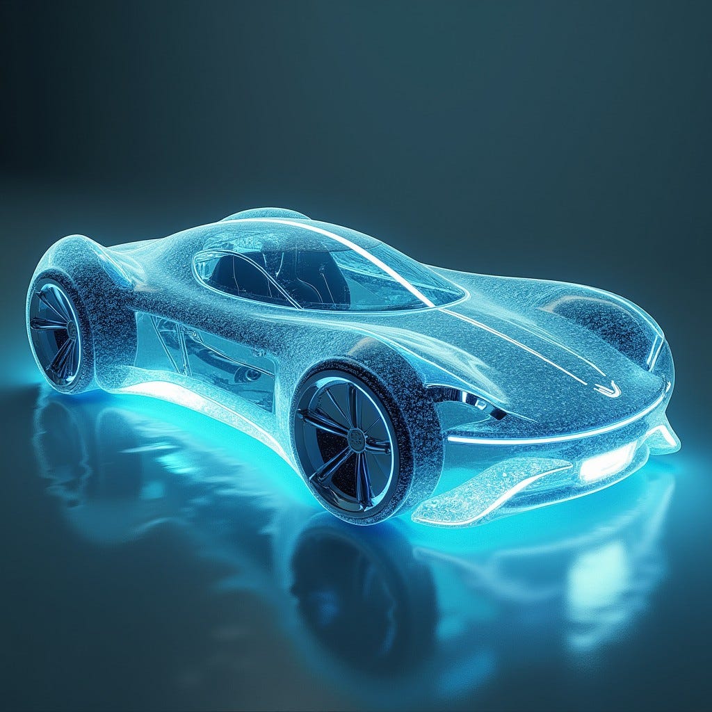 Flux prompt share:【car traffic】: AI generated concept car: a feast of ...