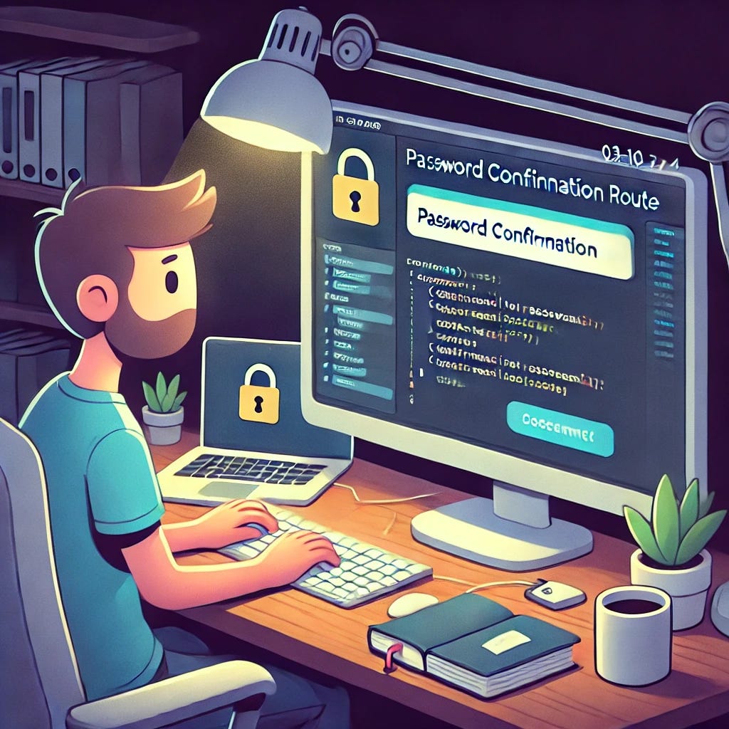 Securing Sensitive Actions with Password Confirmation in Laravel | by ...