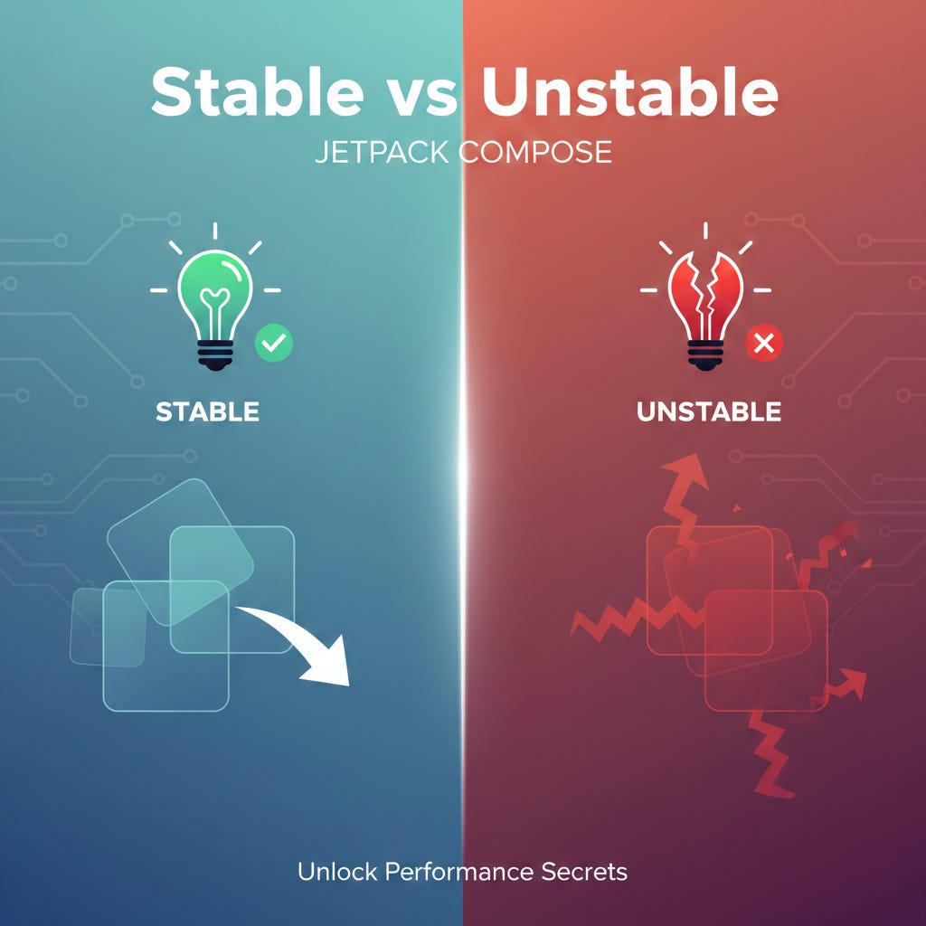 Mastering Stable vs Unstable in Jetpack Compose | Medium