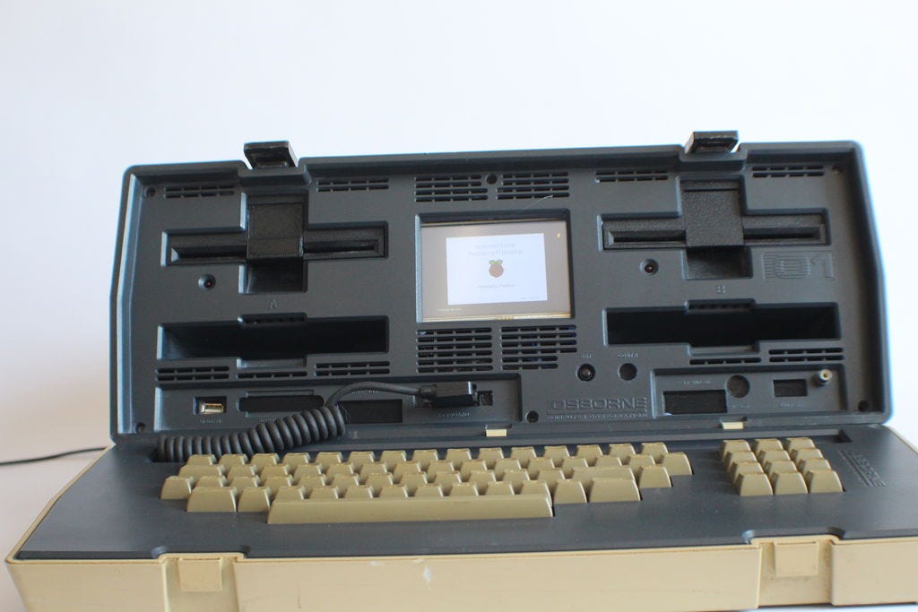 Osborne 1 “Portable” Computer Reborn with a Raspberry Pi | by Jeremy S ...