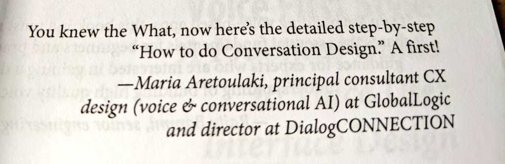The ultimate VUI & Conversation Design Bible! | by Dr Maria Aretoulaki ...