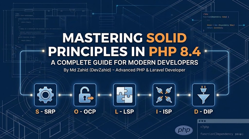 Mastering SOLID Principles in PHP 8.4: A Complete Guide for Modern Developers | by Md Zahid | Medium