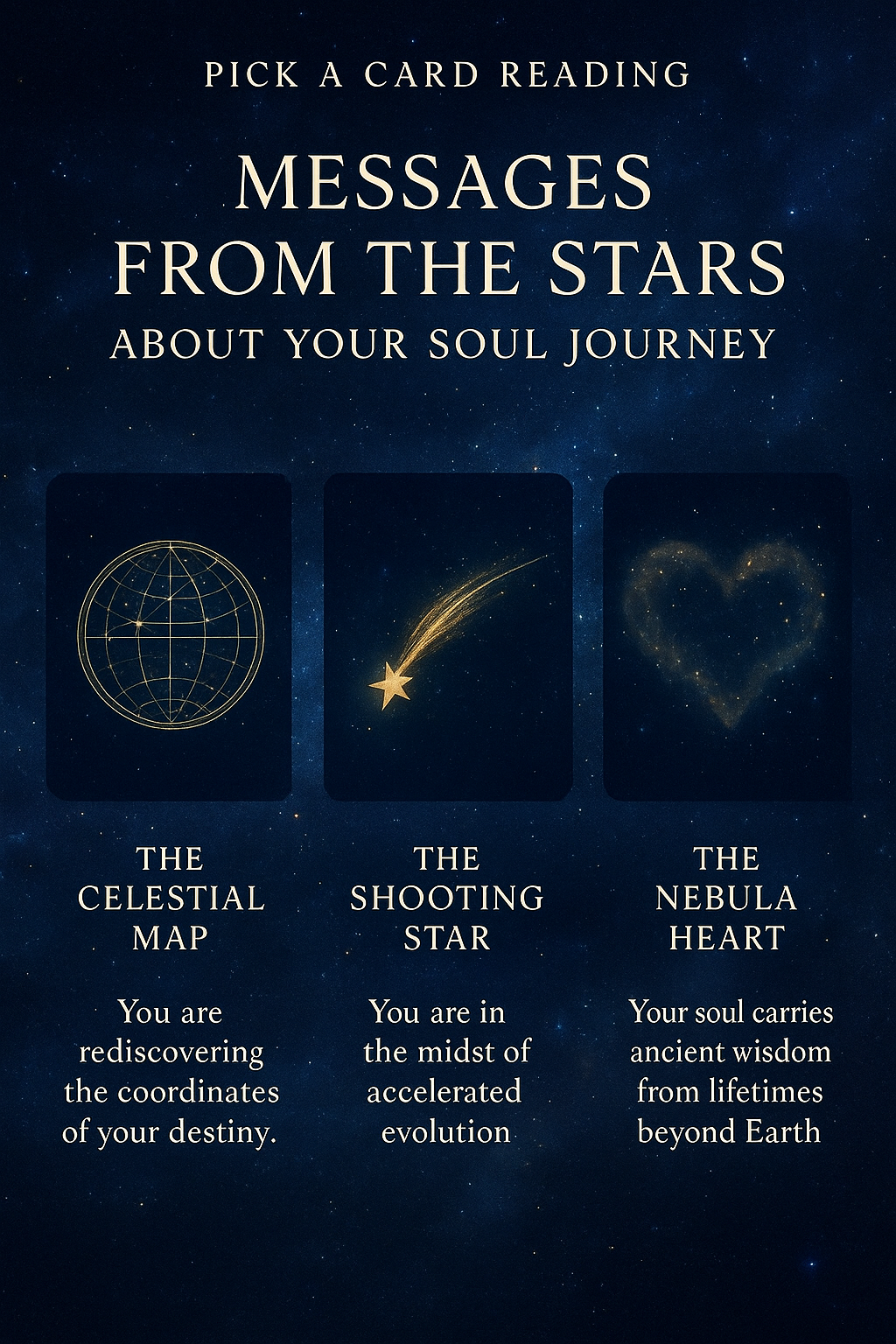 Pick a Card Reading: Messages from the Stars about your Soul Journey ...