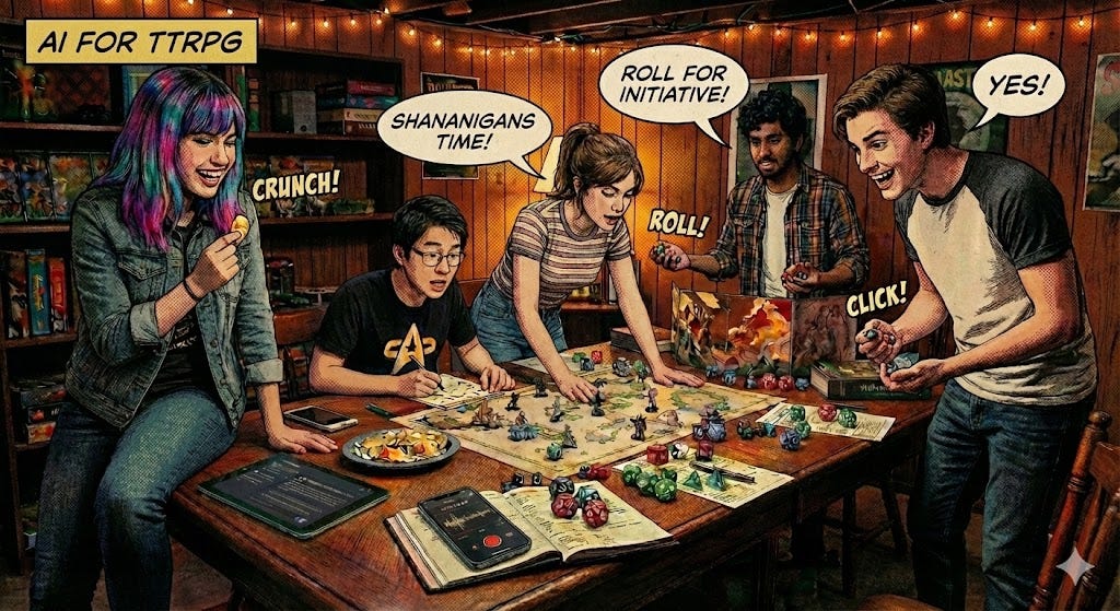 AI as GM Copilot for Tabletop Role-Playing Games | Coffee☕ And Code💚