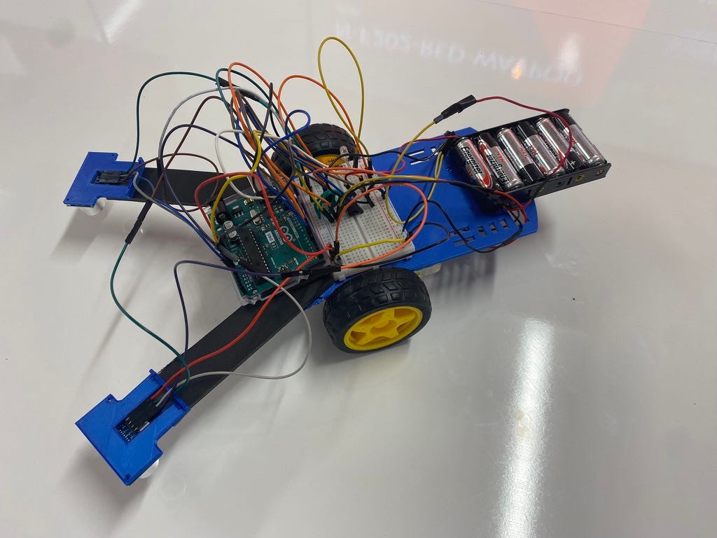 Building a Table Edge Sensing Robot 101 | by Zakaria Lahroussi | Medium