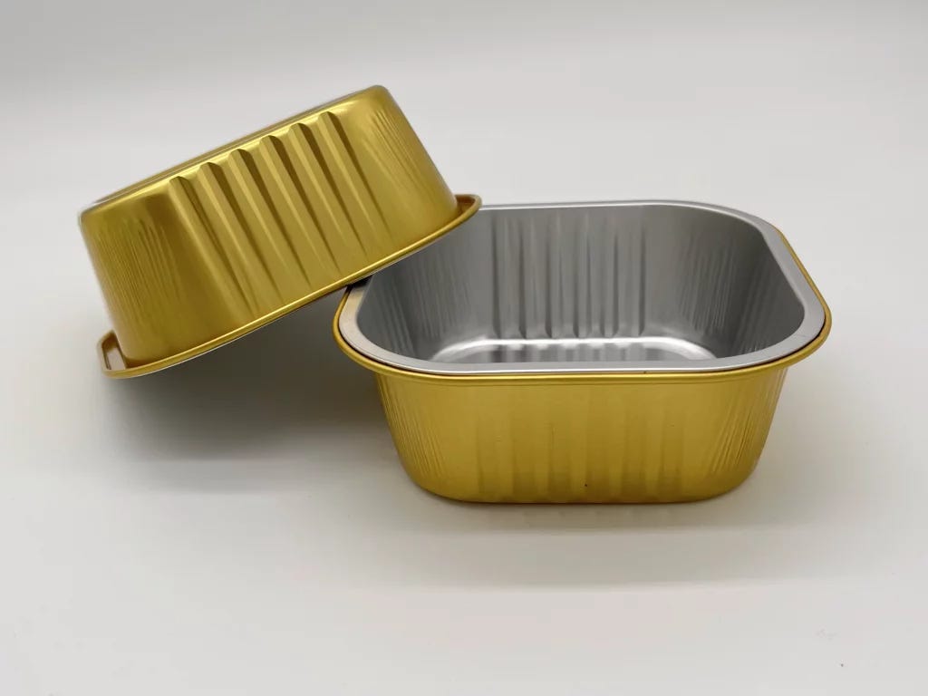 Golden Foil Containers Manufacturer | by Suvjay Industries - Aluminium ...