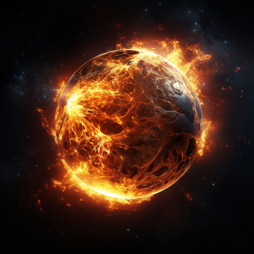 Orb of Fire. Earth was born | by Bruno T. | Rainbow Salad | Nov, 2023 ...