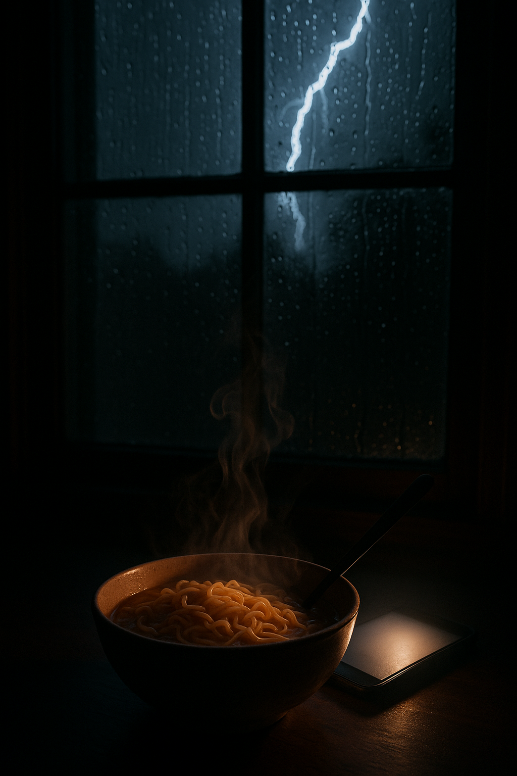 Cooking Noodles by Flashlight While the Storm Sang Outside | by ipsita ...