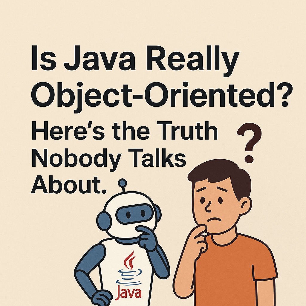 Is Java Really Object-Oriented? Here’s the Truth Nobody Talks About | by Pawan Kr. Tiwari | May ...