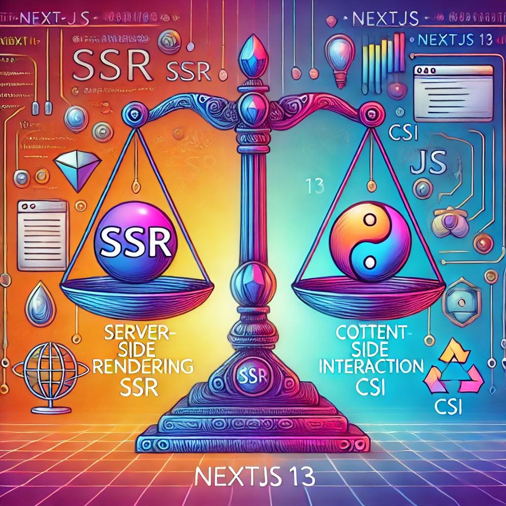 [NextJs 13] Balancing Server-Side Rendering and Client-Side Interaction | by Damien Moulin ...