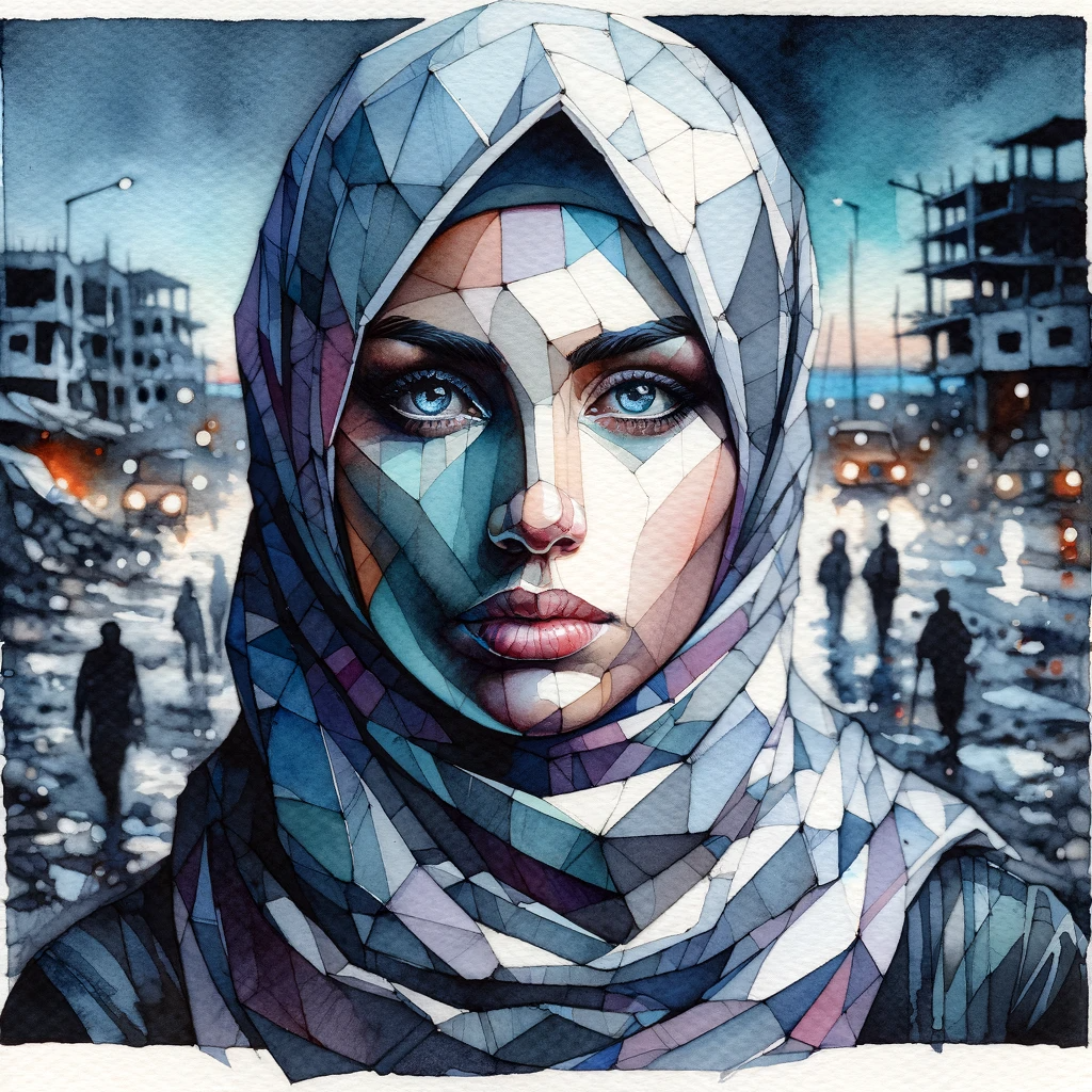 Layla’s Gaze: A Portrait of Resilience in the Heart of Palestine | by ...