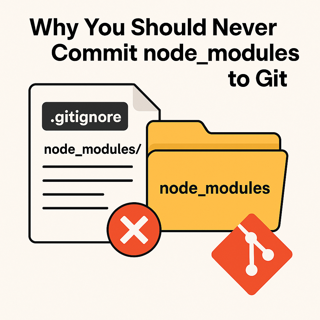 Why You Should Never Commit node_modules to Git | by TechEd Diaries | Jul, 2025 | Medium
