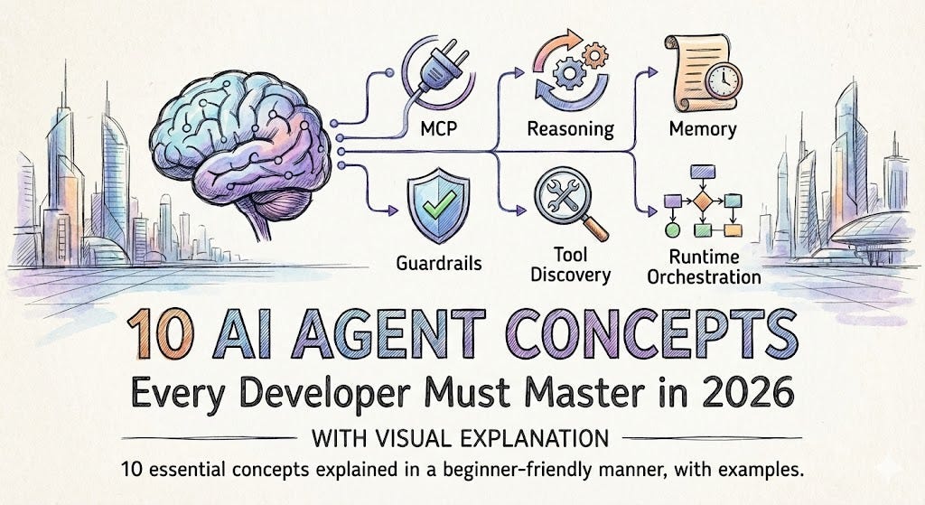 10 AI Agent Concepts Every AI Developer Needs in 2026 (Explained ...