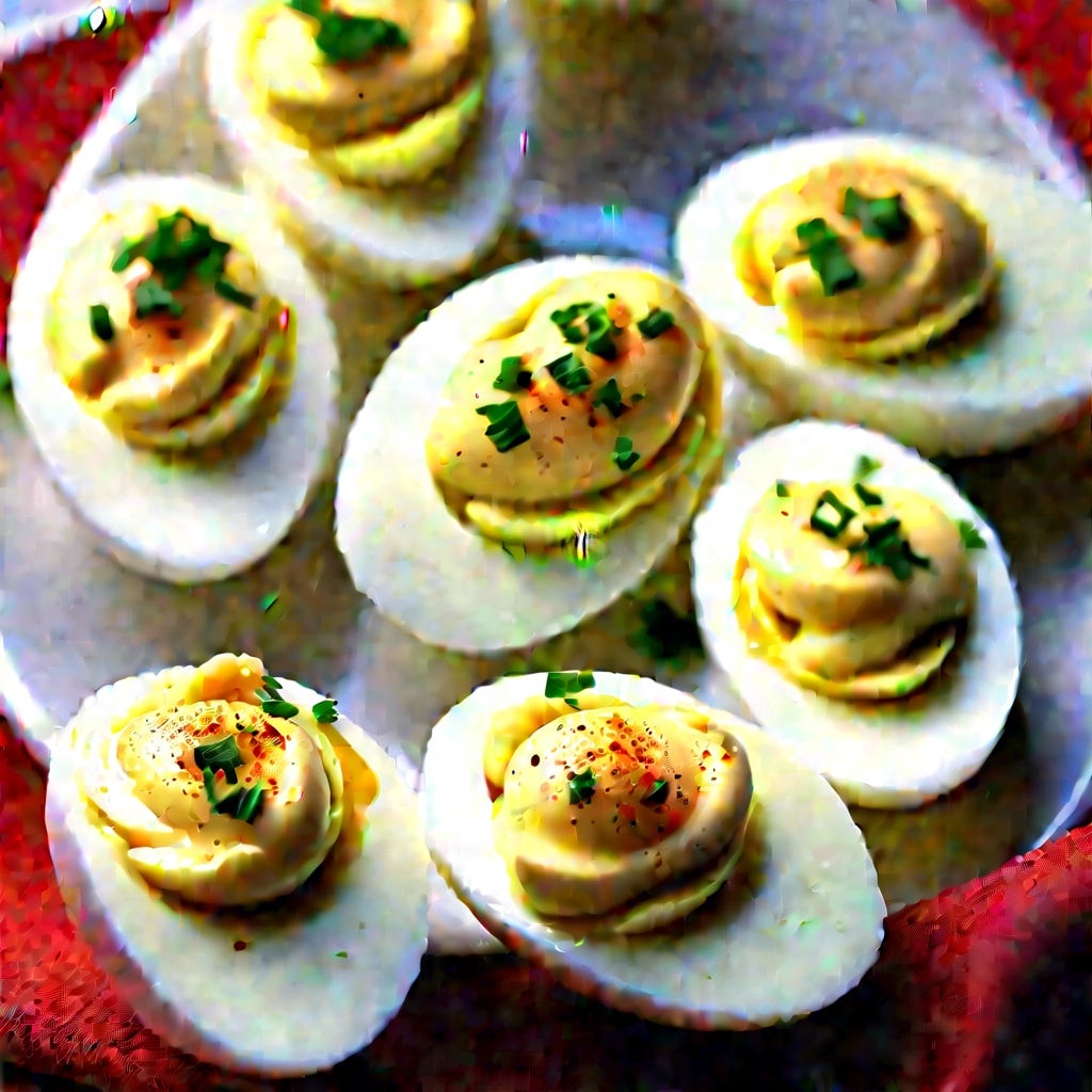 Million Dollar Deviled Eggs. Trina was known for her love of cooking ...