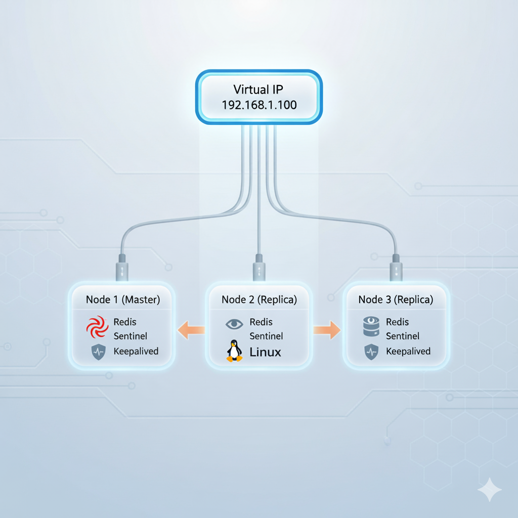 How to Set Up a 3-Node Redis Sentinel Cluster with Virtual IP Failover for Zero-Downtime ...