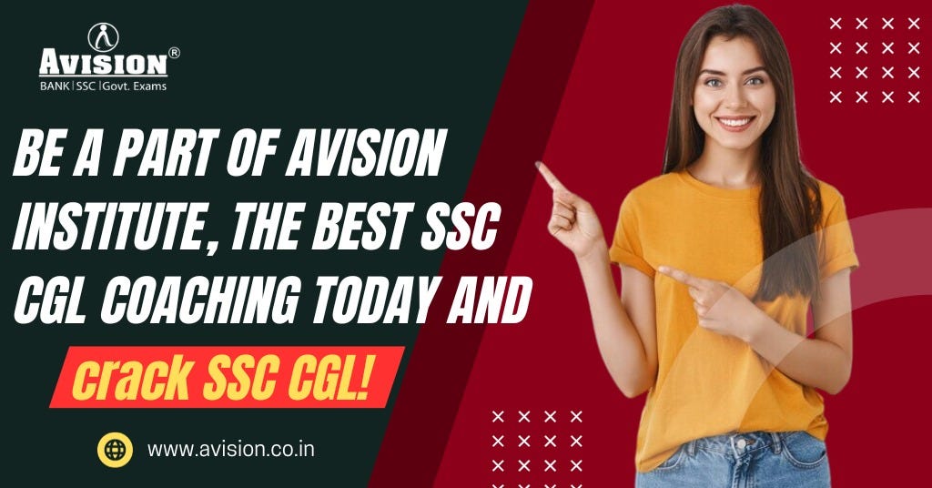 Be a part of Avision Institute, The Best SSC Coaching Institute and Crack SSC CGL | by Avision ...