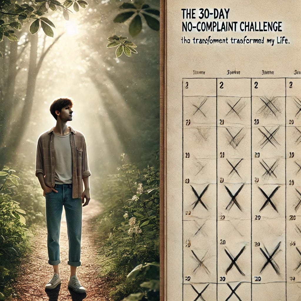 The 30-Day No-Complaint Challenge That Transformed My Life | by Indigo ...