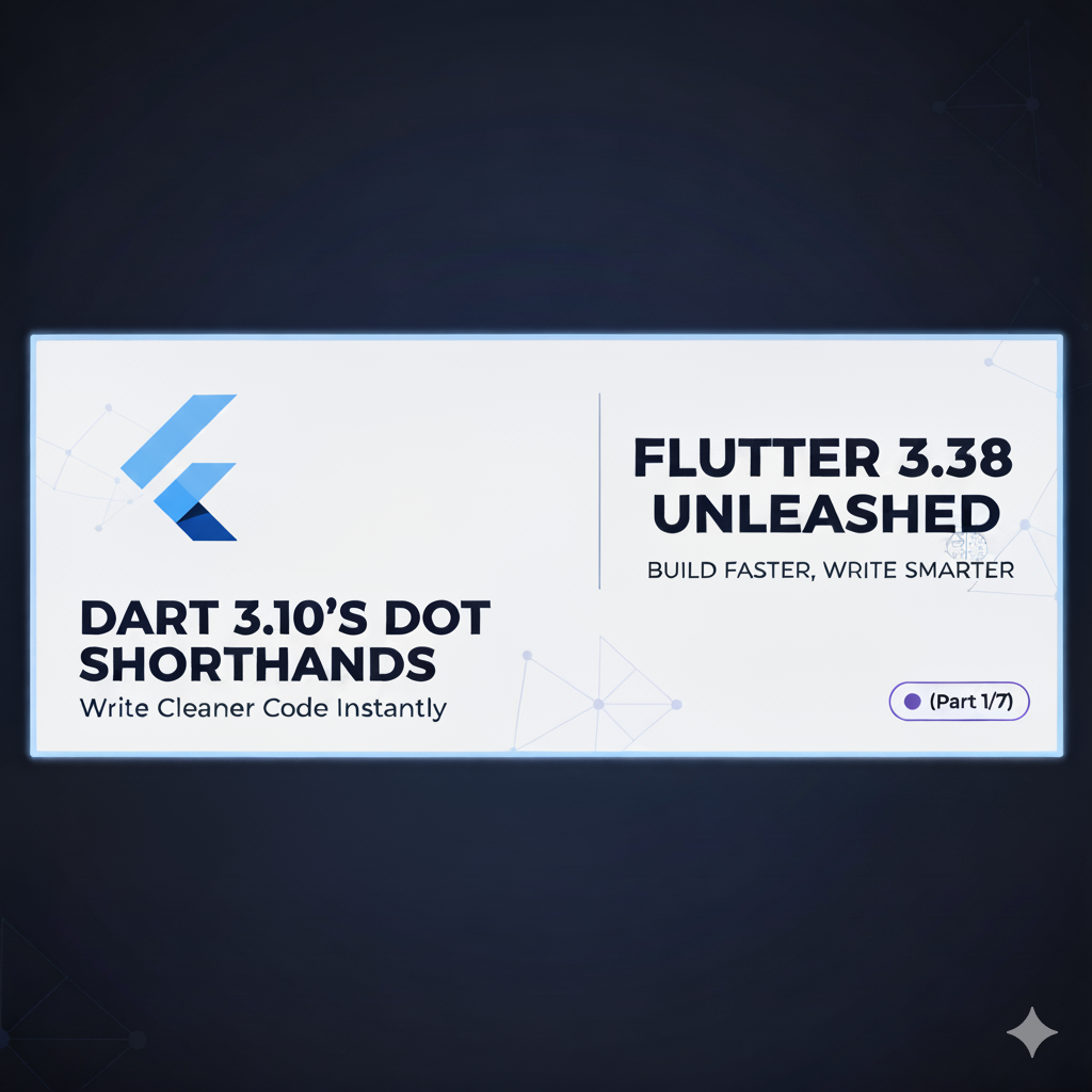 Dart 3.10’s Dot Shorthands: Write Cleaner Code Instantly (Part 1/7) | by Ravi Savaliya | Easy ...