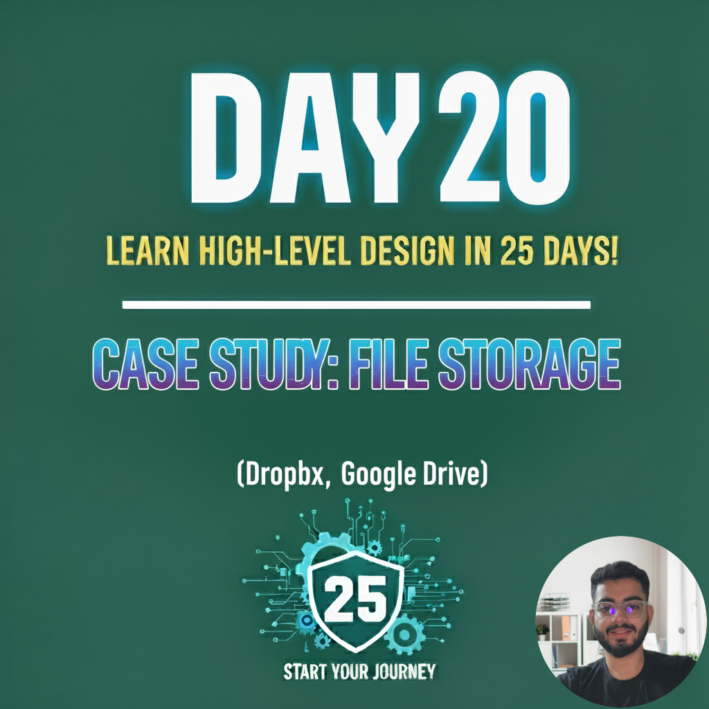 Learn High-Level Design in 25 Days: Day 20 — Case Study: Dropbox / Google Drive File Storage ...