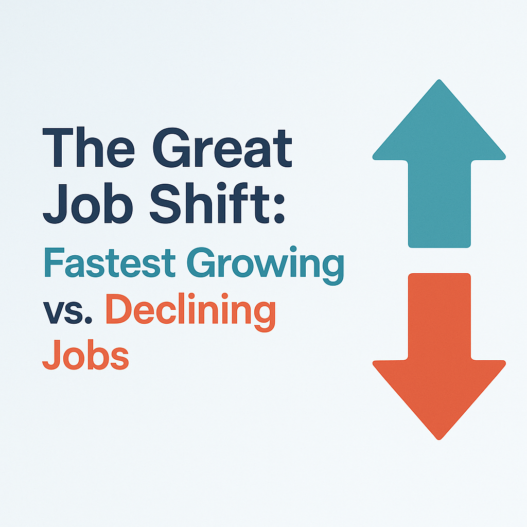 🔮 The Great Job Shift: Fastest Growing vs. Declining Jobs (2023–2027 ...
