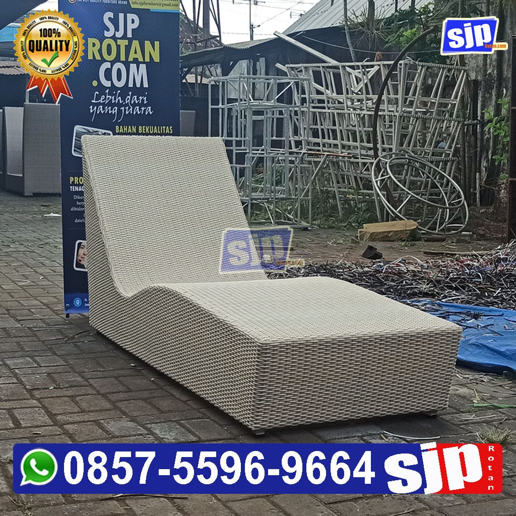 kursi kolam renang rotan sintetis - SJP ROTAN Pabrik Jual Furniture ...