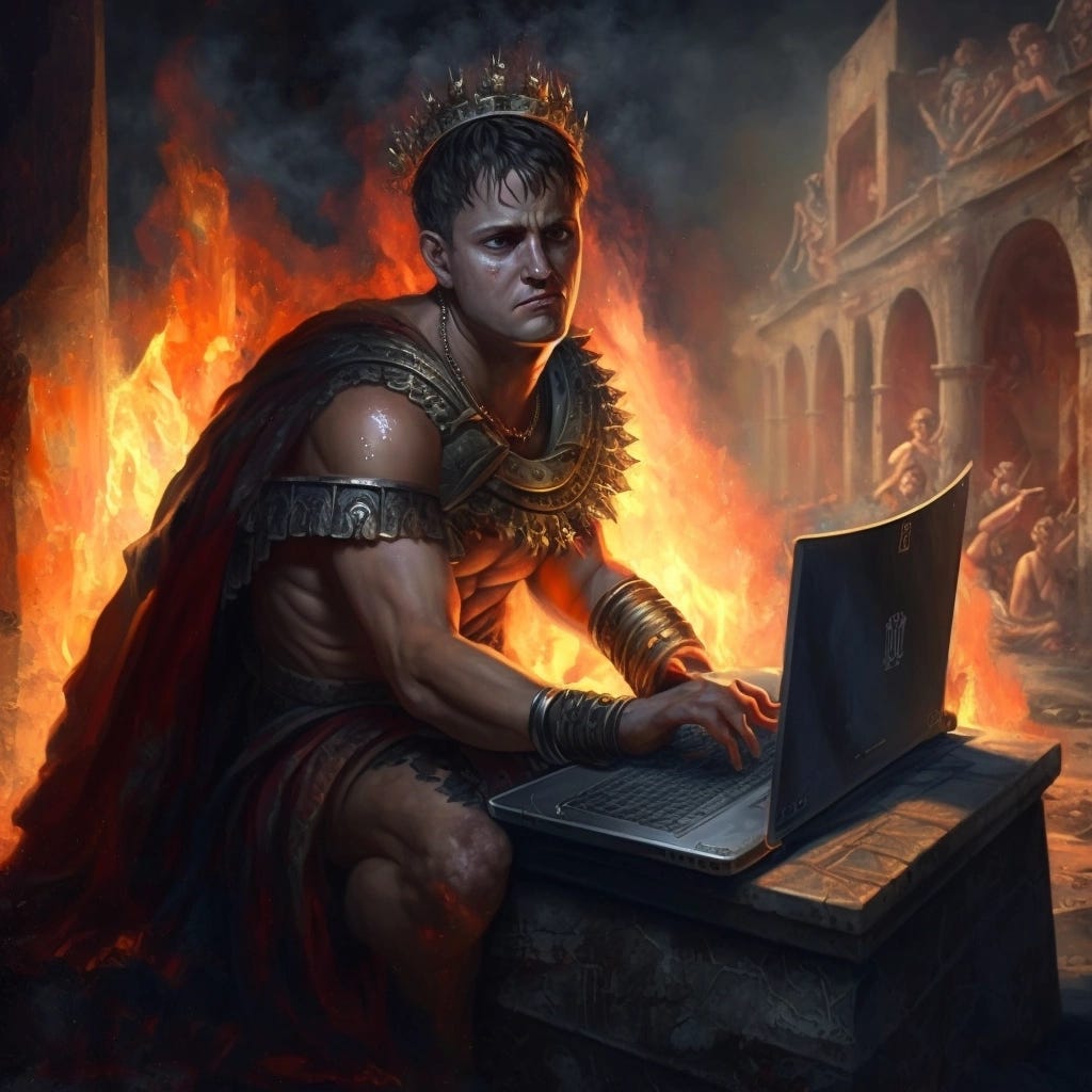 Are We Becoming the New Nero: Searching the Internet to the ashes | by Jorge Yui | Medium