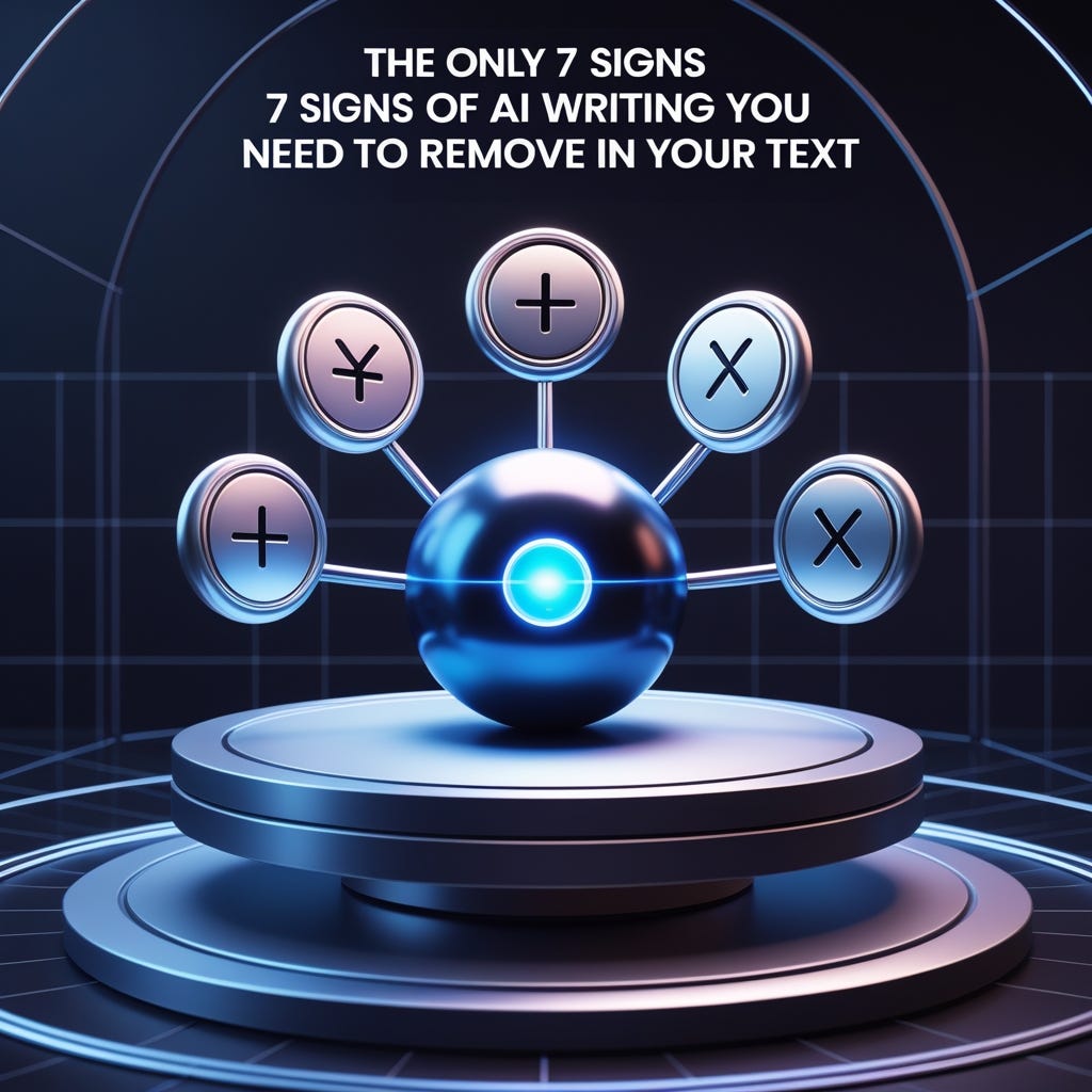 The Only 7 Signs of AI Writing You Need to Remove in Your Text | by ...