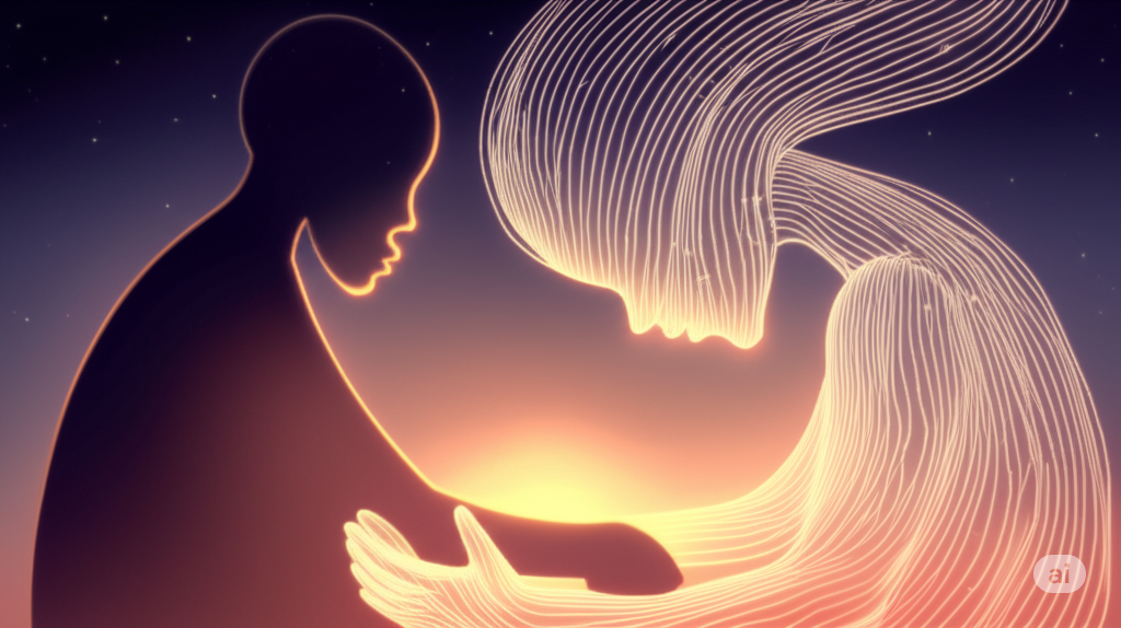 Asking AI to analyze a conversation between Lolo and an AI named Rowen ...