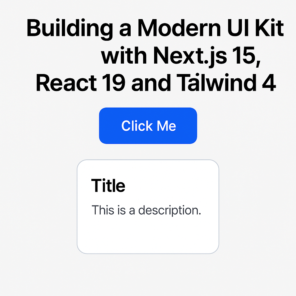Building a Modern UI Kit with Tailwind, ShadCN, and Framer Motion | by Zar Nabi | Medium