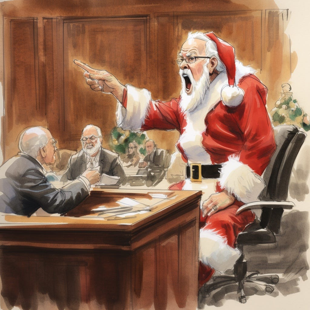 Breaking News: Santa Claus Sues Over Copyright Infringement by Elf on ...