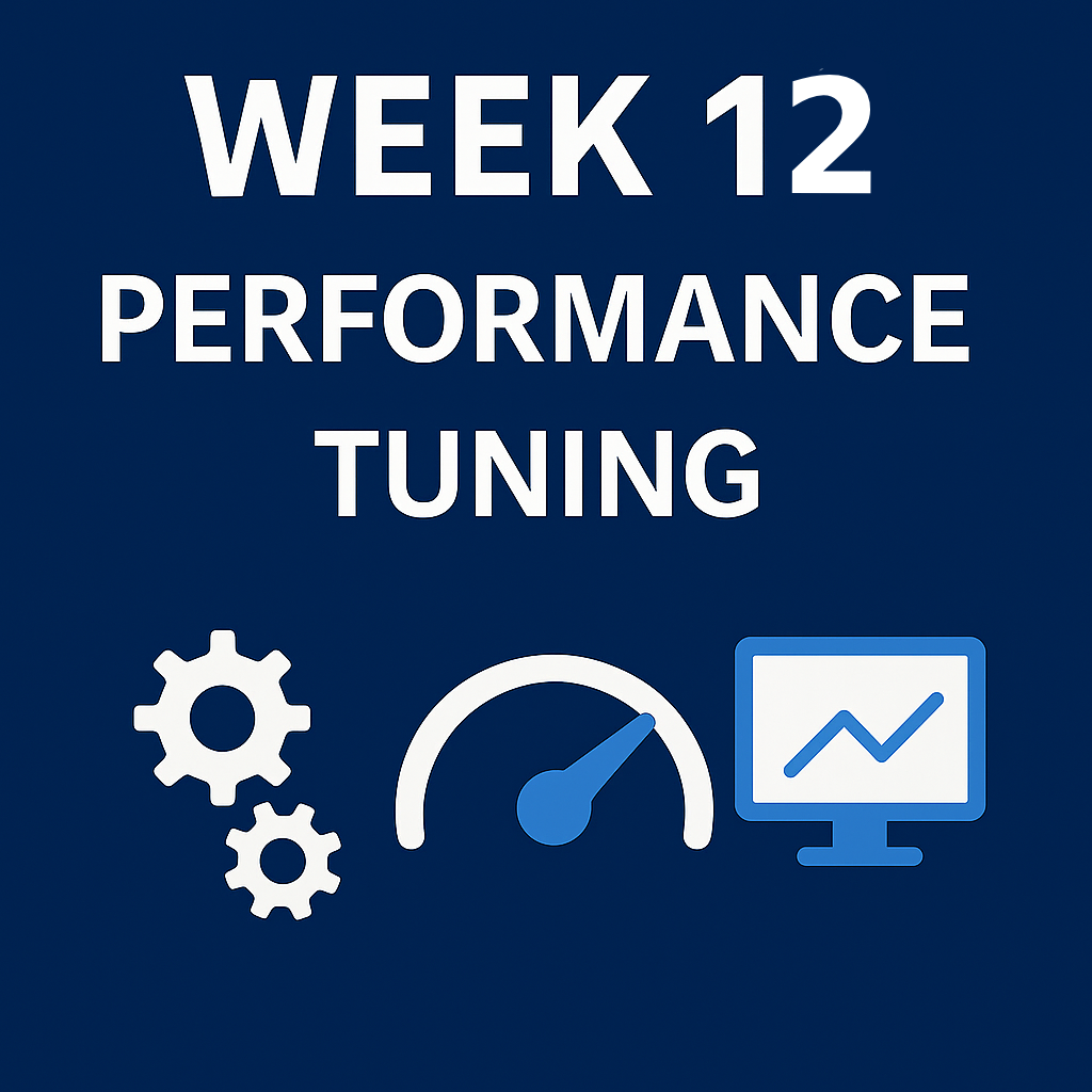 🧠 Week 12: Performance Tuning & Optimization (Async/Await, EF Core, Caching, Benchmarks) | by ...