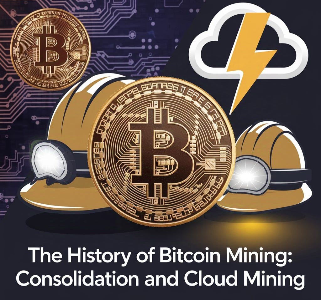 The history of Bitcoin mining: consolidation and cloud mining | by ...