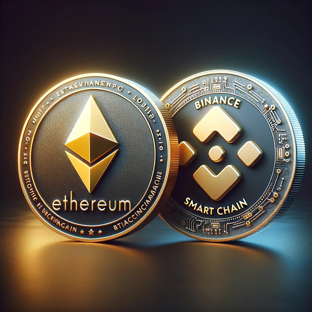 Exploring the Differences: Ethereum Network vs. Binance Smart Chain | by RuufPay Wallet ...