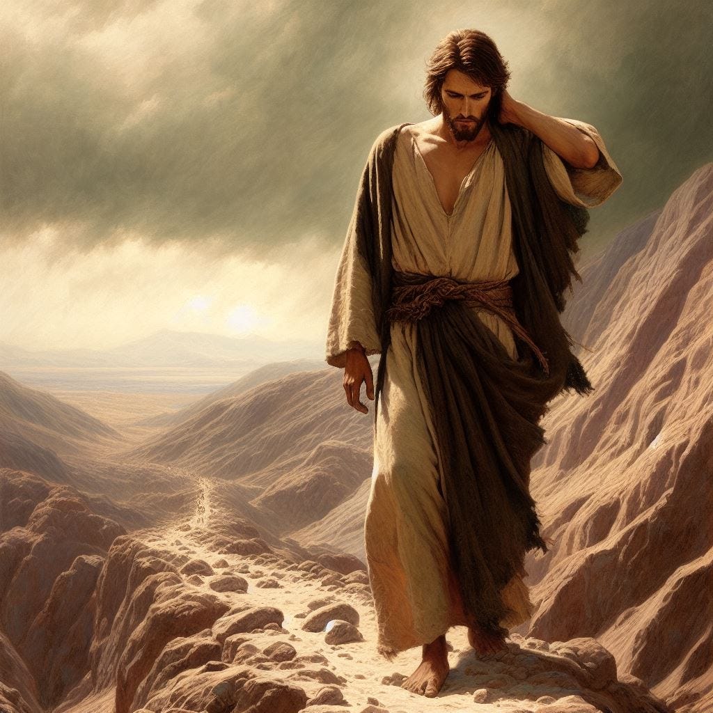 Jesus’ Diary — Part Three. The Desert (1) | by Nevena Pascaleva | Medium