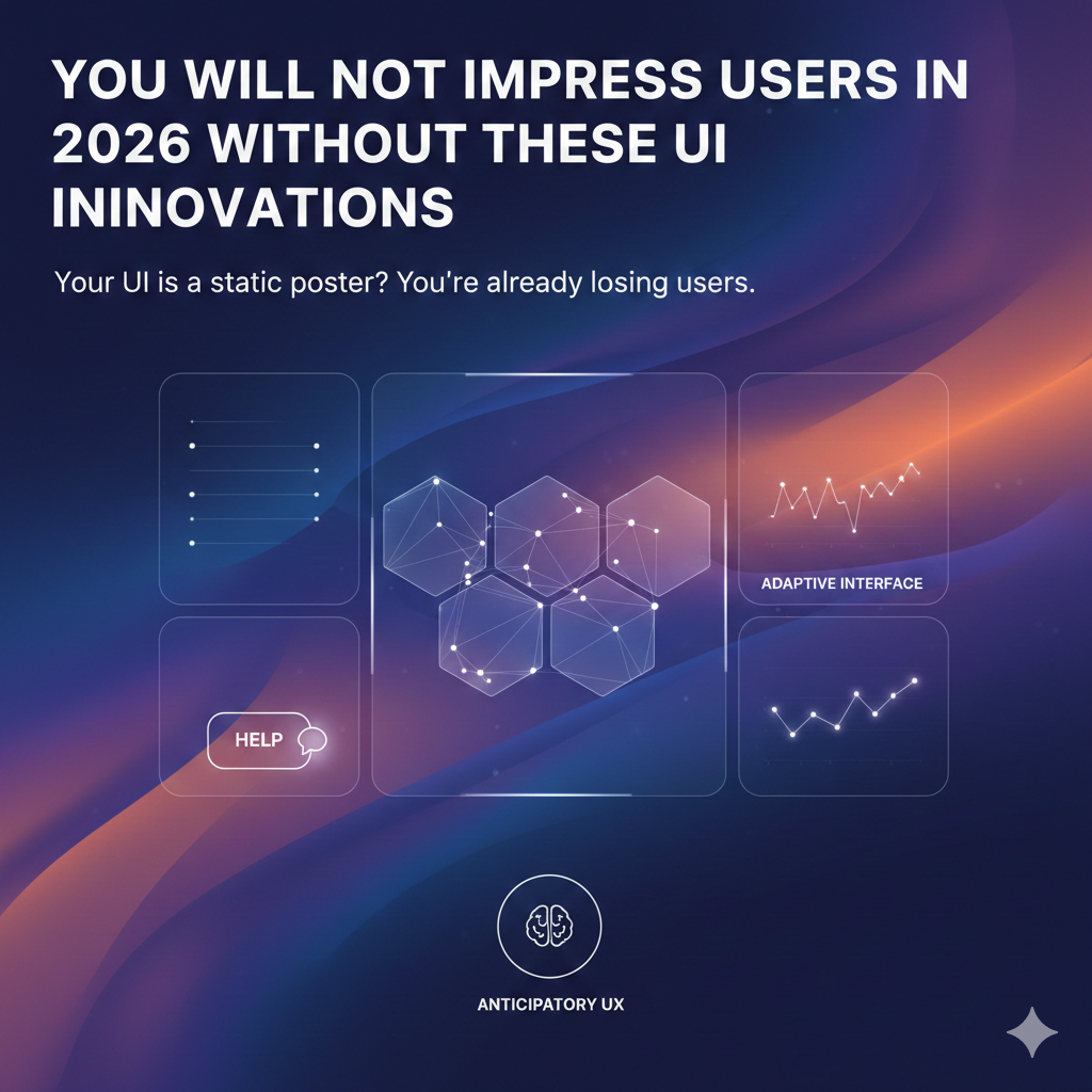 You Will Not Impress Users in 2026 Without These UI Innovations | by ...