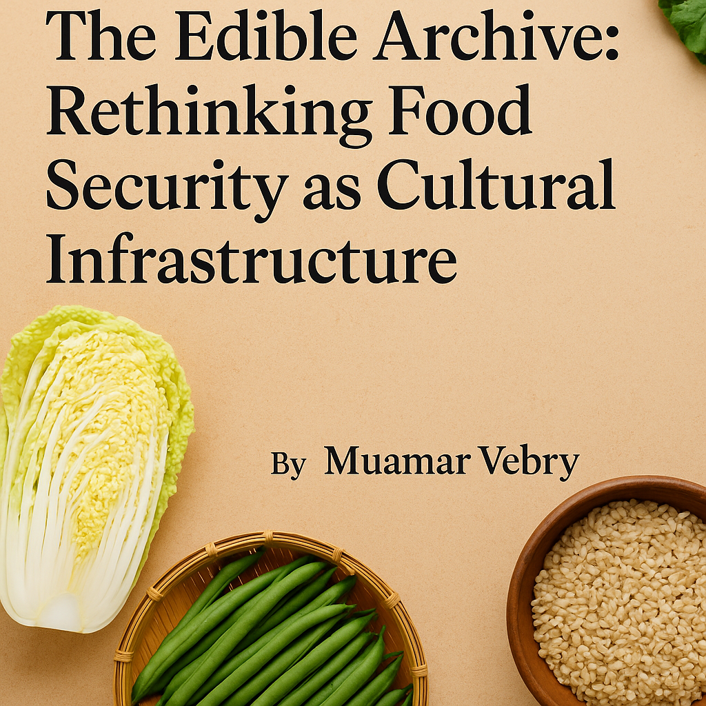 The Edible Archive: Rethinking Food Security as Cultural Infrastructure ...