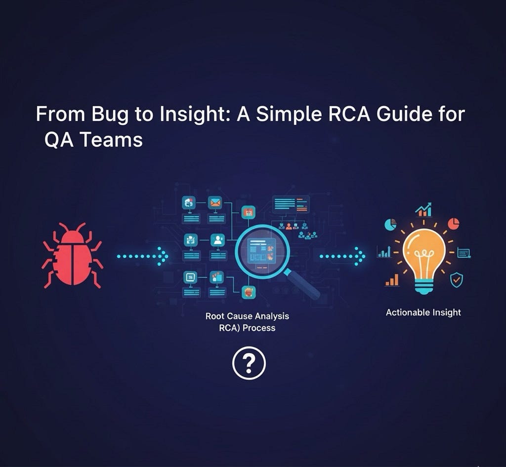 From Bug to Insight: A Simple RCA Guide for QA Teams | by Kevin Konda ...