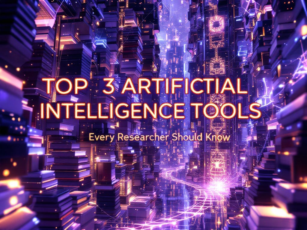 NOT CHATGPT BUT Top 3 Artificial Intelligence Tools Every Researcher ...