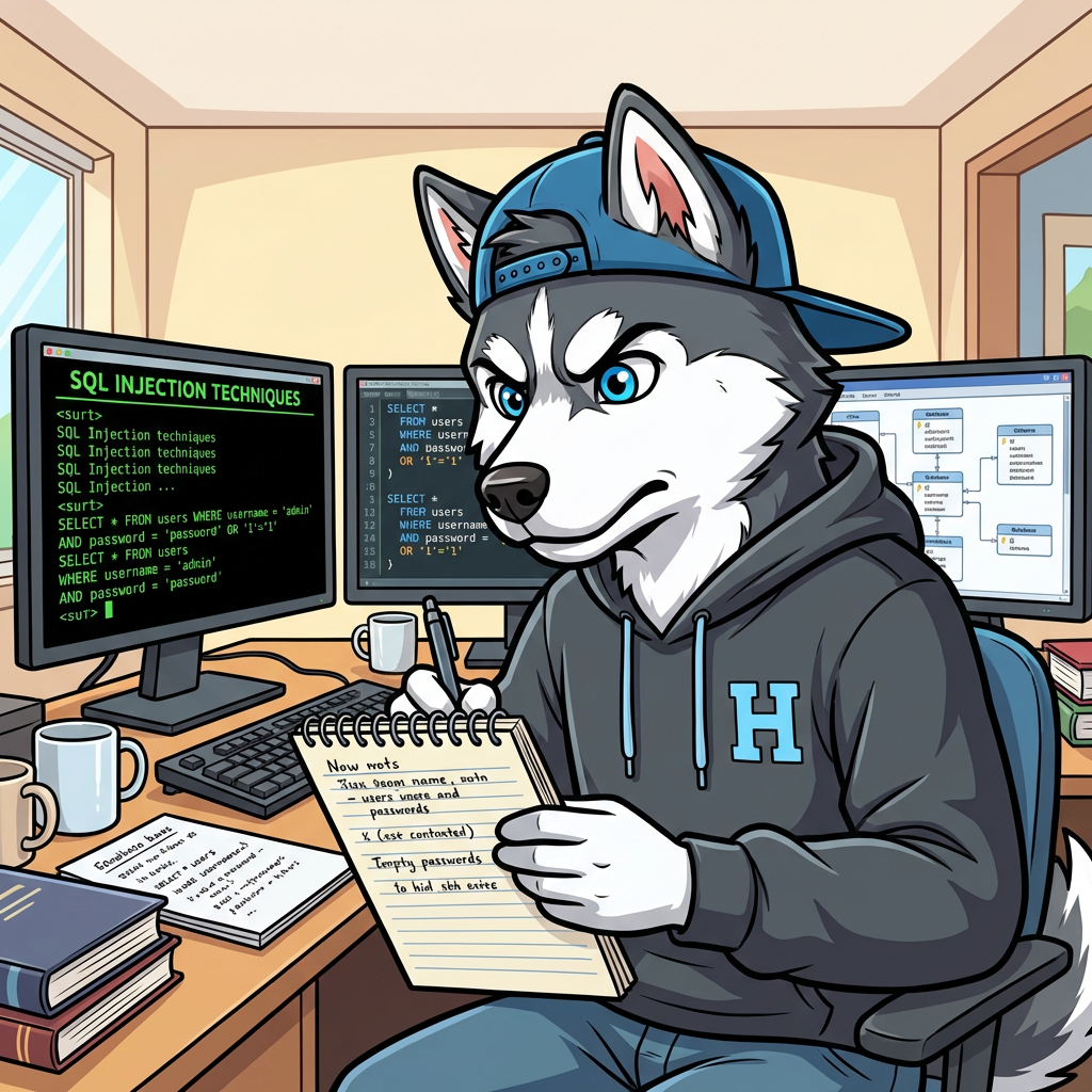 OSPC Notes, SQL Injection Cheat Sheet | by The Husky Hacker | Medium
