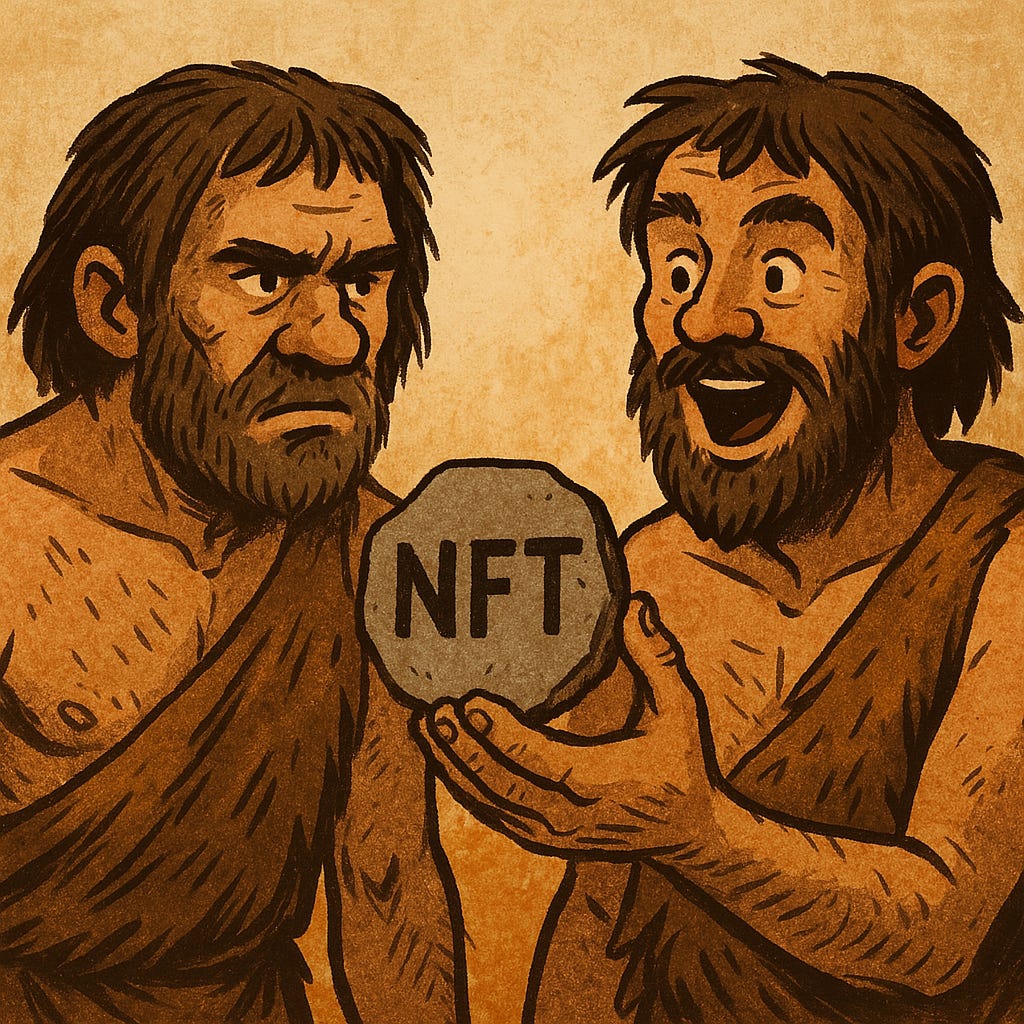 A Caveman Explains NFTs. [Scene: Later That Night, Same Fire… | by ...