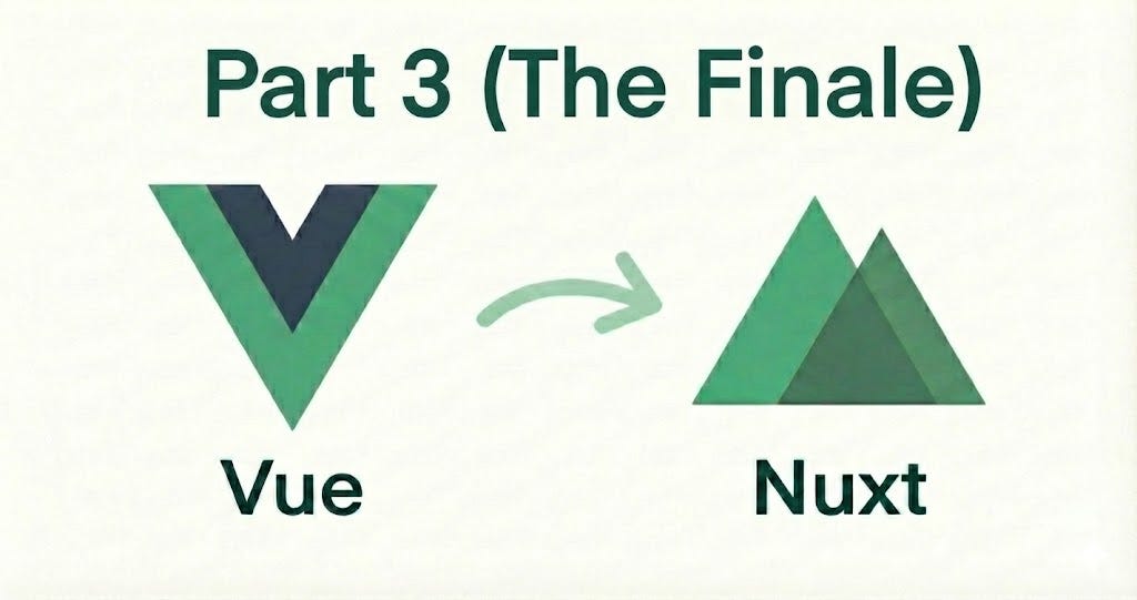 Vue to Nuxt Migration: Final Steps | JavaScript in Plain English