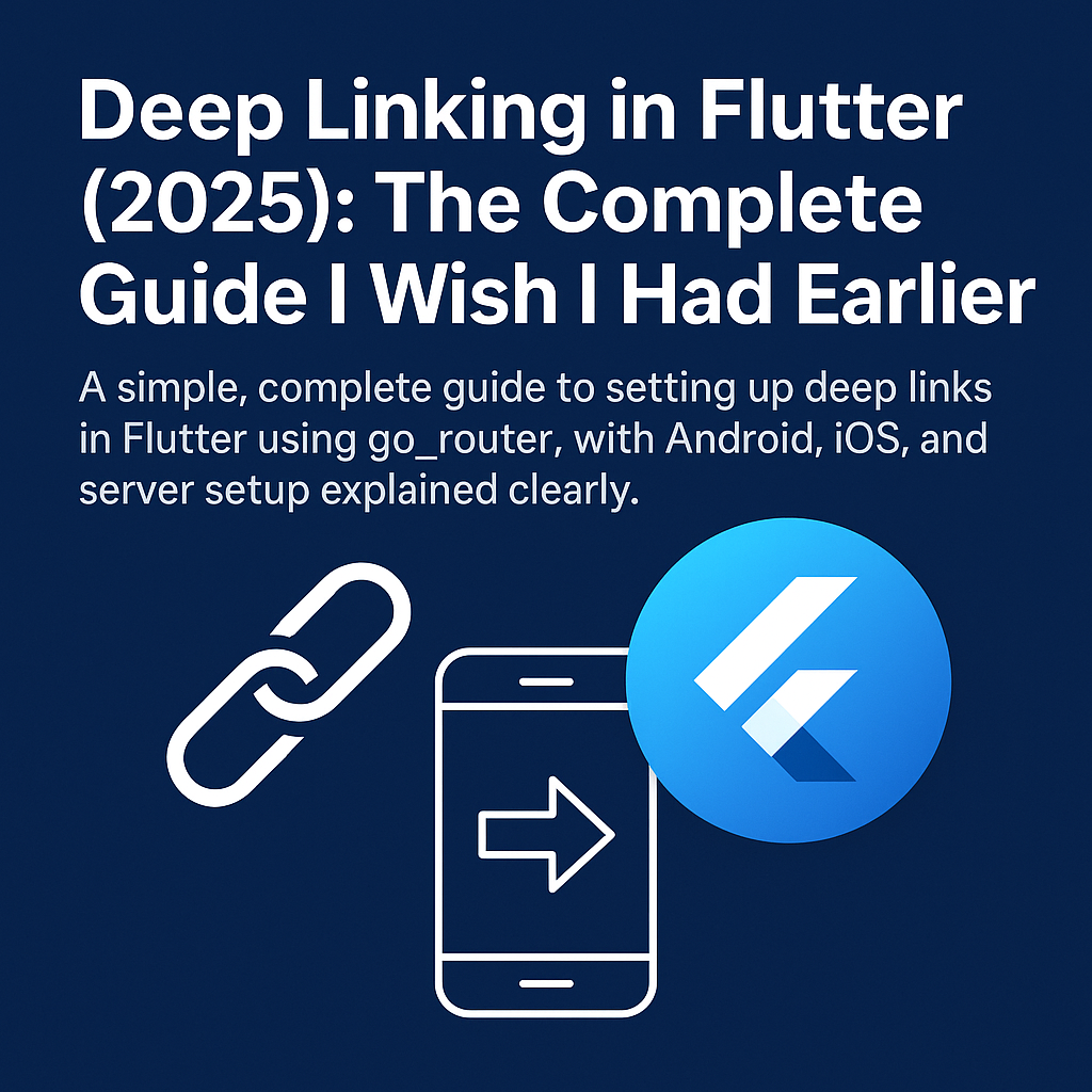 Flutter Deep Linking Made Simple: Complete Setup with go_router (2025 ...