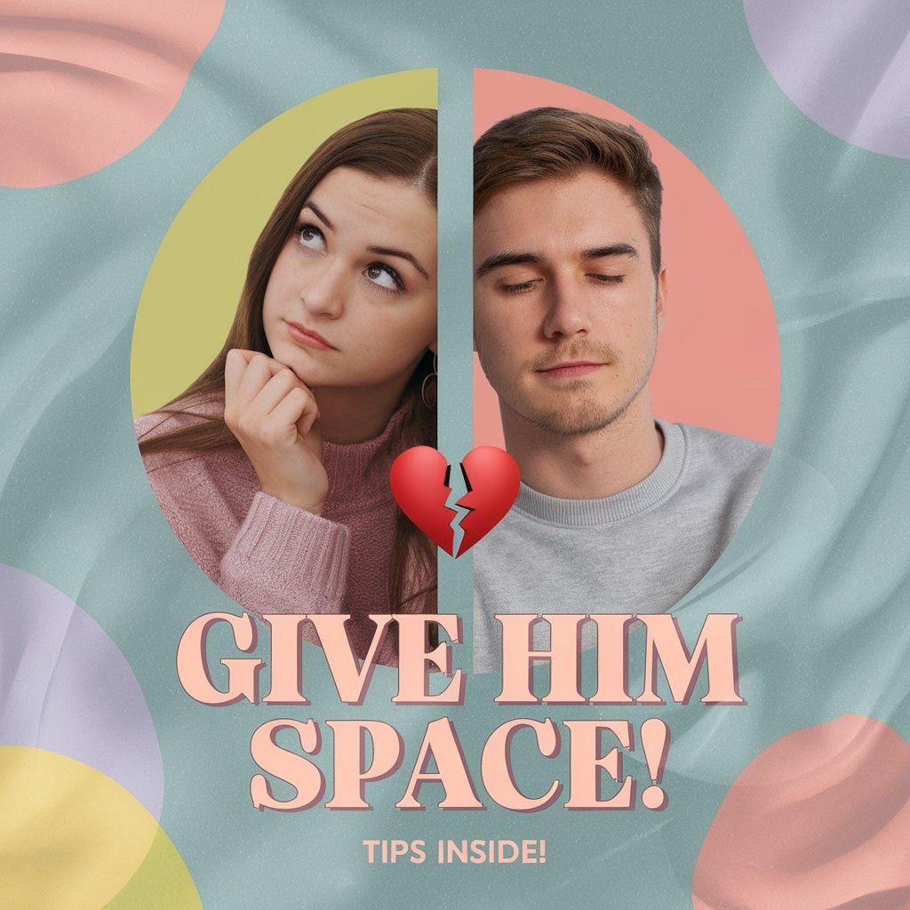 How to give a guy space. The surefire way | by M. Mehul | Mr. Plan ...