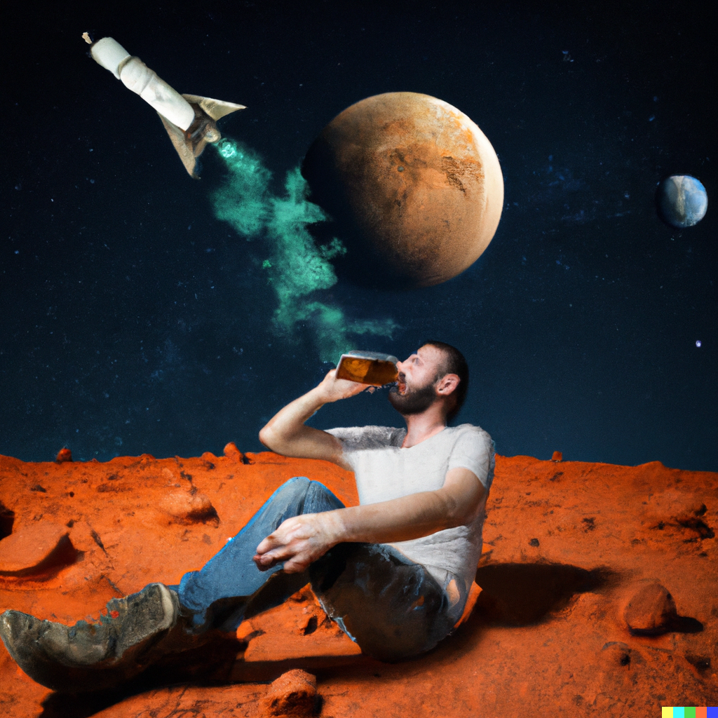 I asked DALL-E 2 AI model to generate images of MARS and here is what I ...