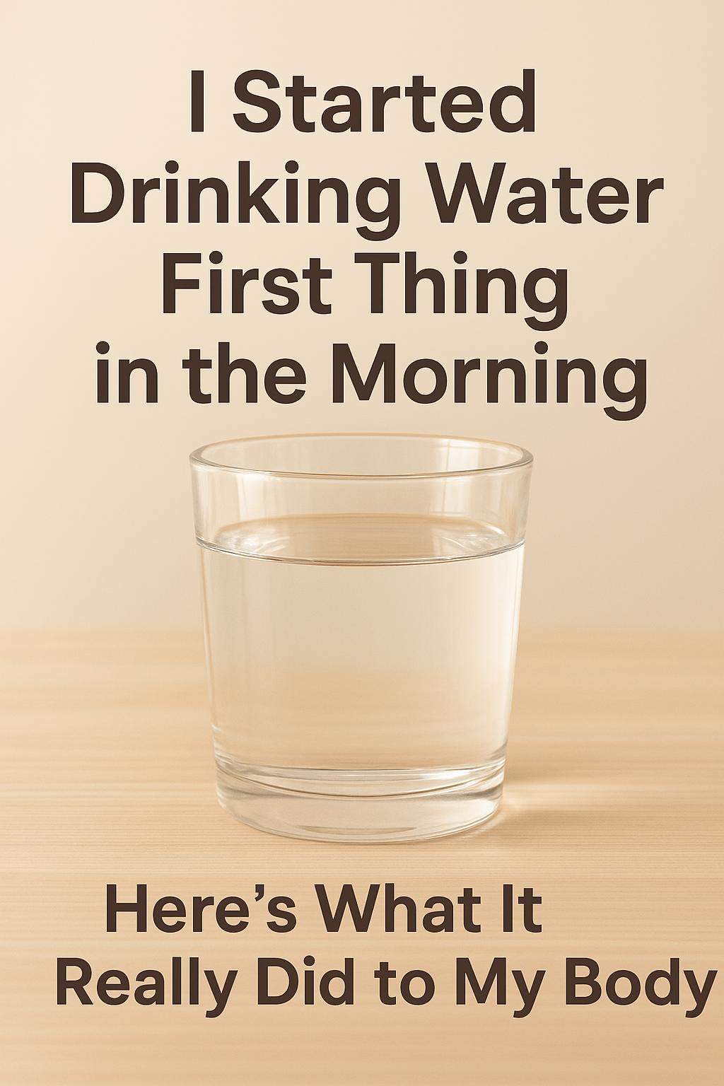 drinI Started Drinking Water First Thing in the Morning — Here’s What ...