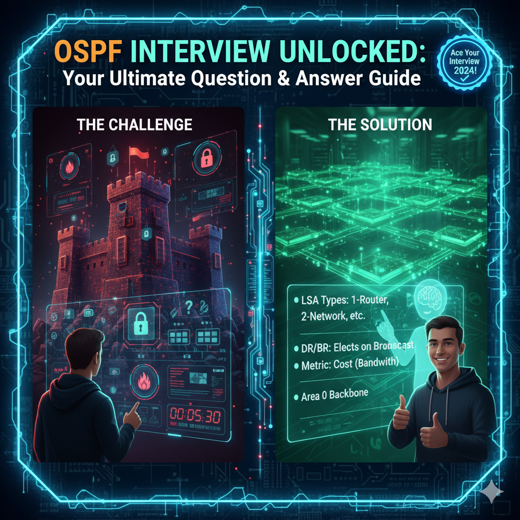 Interview questions on OSPF. Question 1: What is OSPF? | by Pooja ...