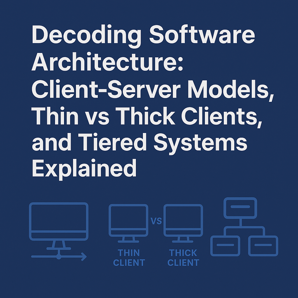 Client-Server Architecture: Thin, Thick, and Tiered Systems Explained ...