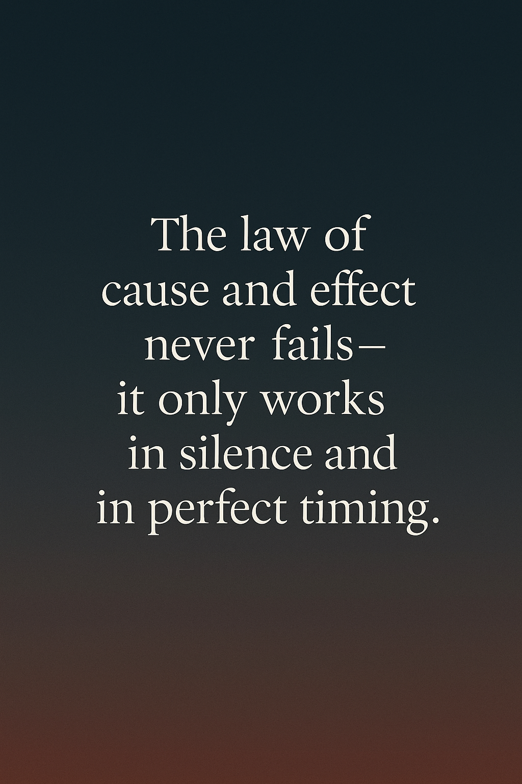🎙️“Can the Law of Cause and Effect Be Wrong?” | by Kyaivegetable | Jun ...