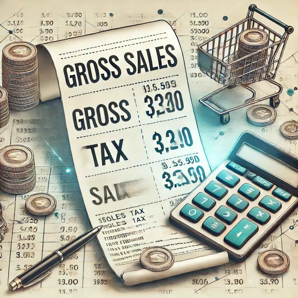 Does gross sales include sales tax? | by Dr. Jake Latimer | Medium