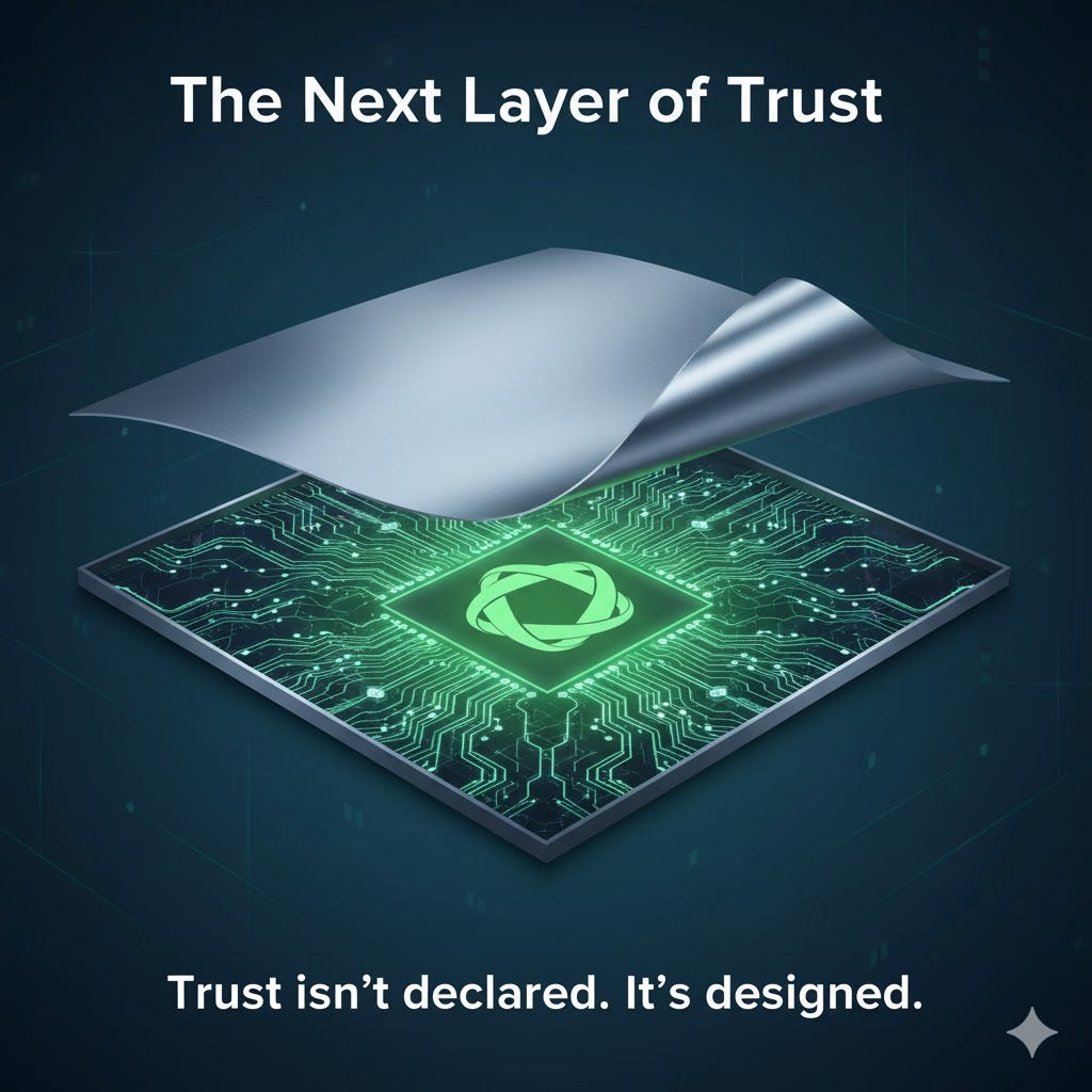🔒 The Next Layer of Trust: Trust Isn’t Declared — It’s Designed | by 💎 ...